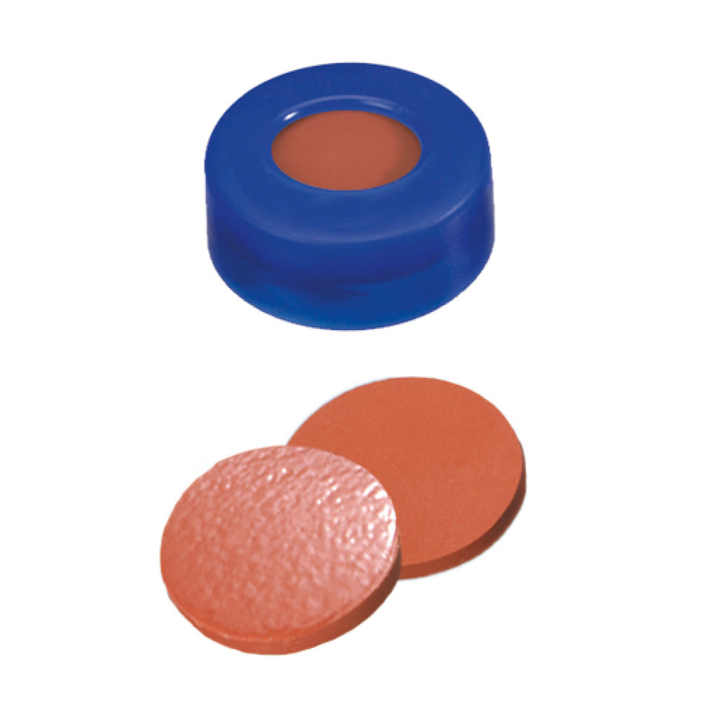 Genetec - Snap Ring Cap (Blue) 11 mm, Nat.Rubber/TEF Septa - Lock ...