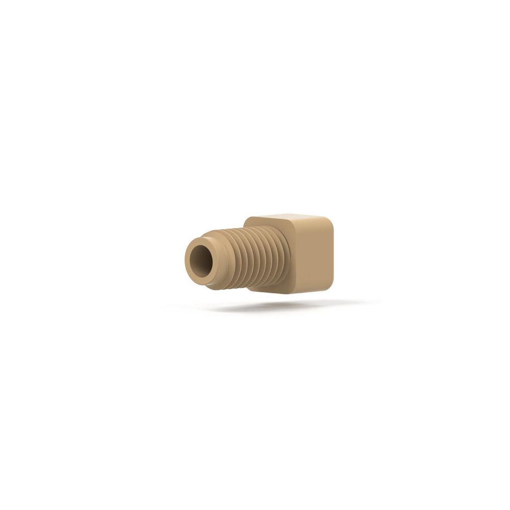 Genetec - Delrin Fitting Flanged Flat-Bottom - 1/4-28 1/8 in ...