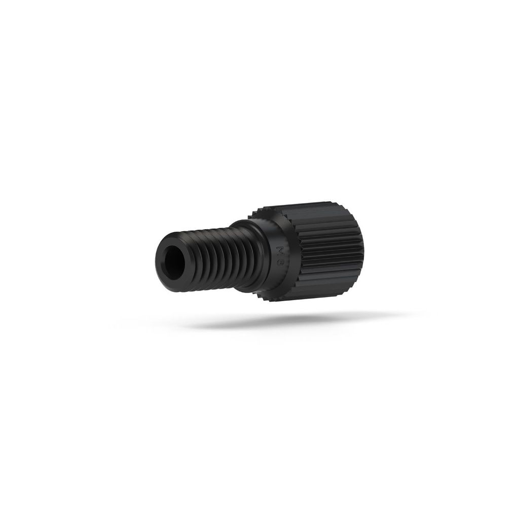Genetec - Delrin Nut Flangeless Flat-Bottom - M6 1/16 in Black ...