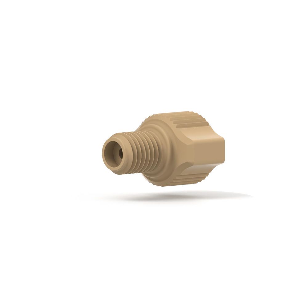 Genetec - PEEK Nut Super Flangeless Flat-Bottom - 1/4-28 1/32 - 1/16 in ...