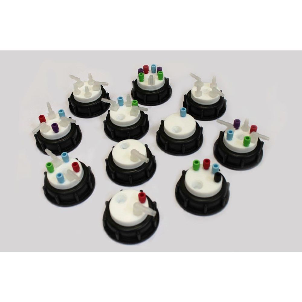 Genetec - Smart Waste Caps S60 3 entries (1/8''), 2 leaks (6-9 mm), w ...