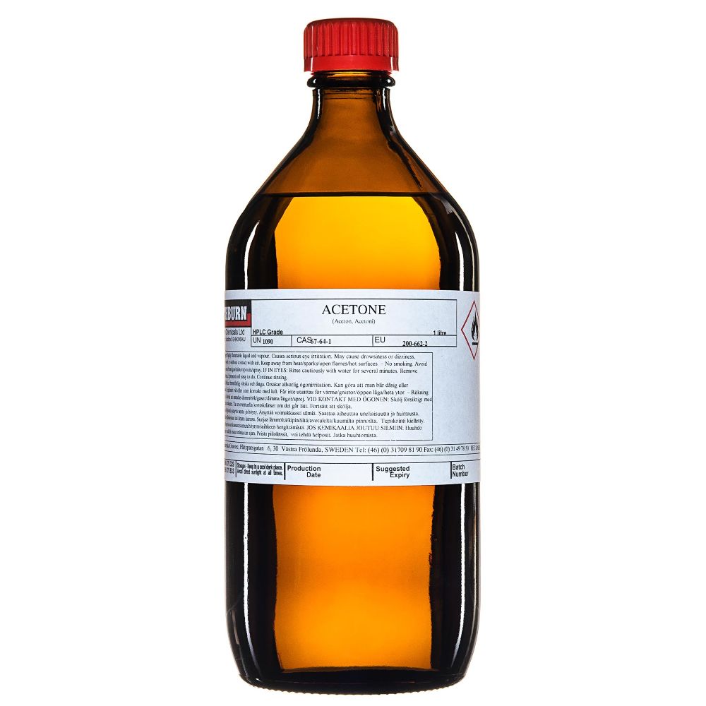 Genetec - Acetone HPLC, 1 liter - Lösningsmedel - Provberedning - Produkter