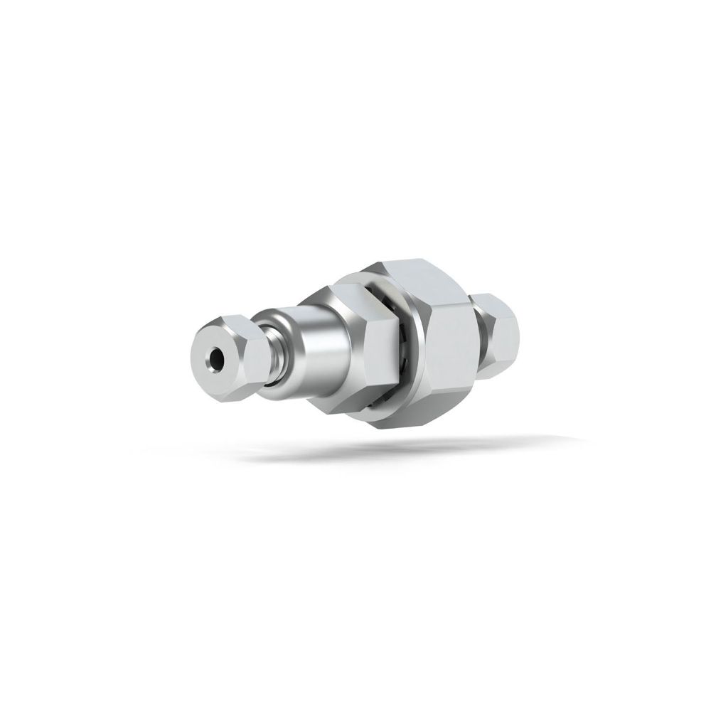 Genetec - High Pressure - Union (Bulkhead), Stainless Steel, Coned - 10 ...