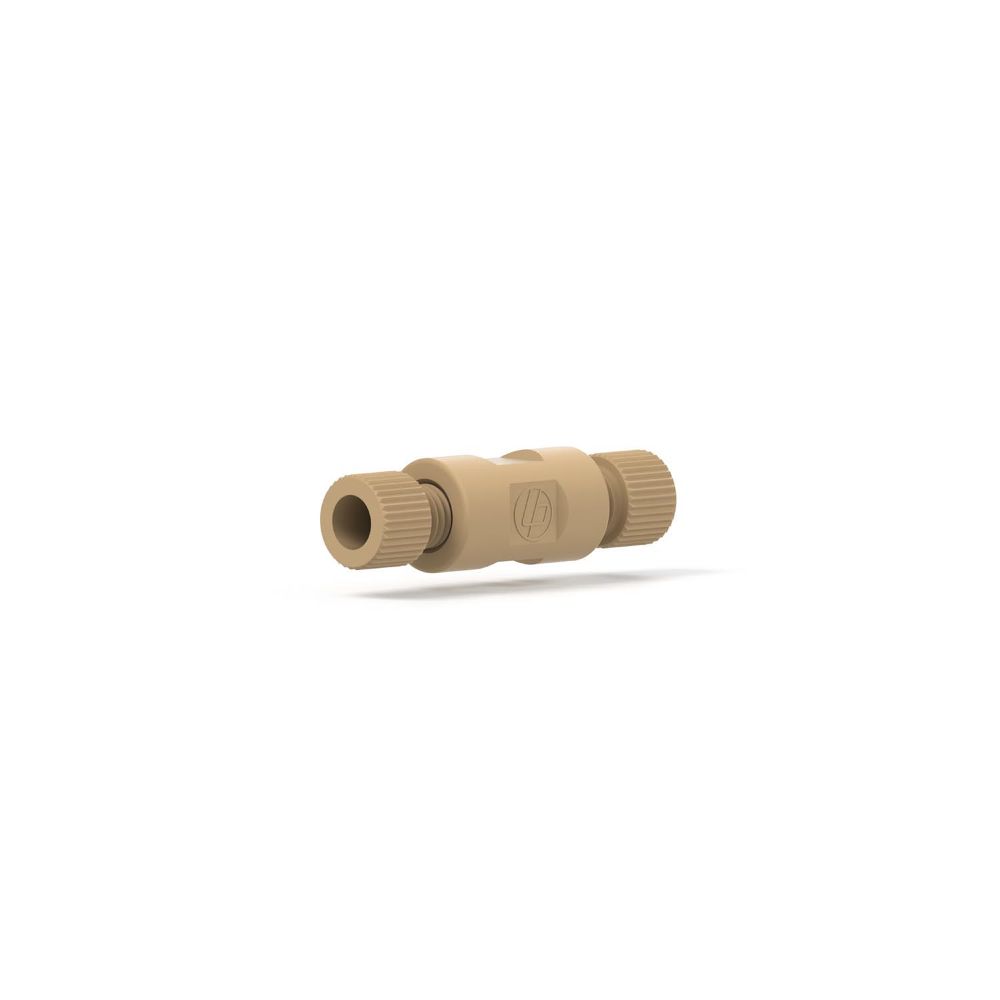 Genetec - Low Pressure - Union, PEEK, Flat-Bottom - 1/4-28 - Connectors ...
