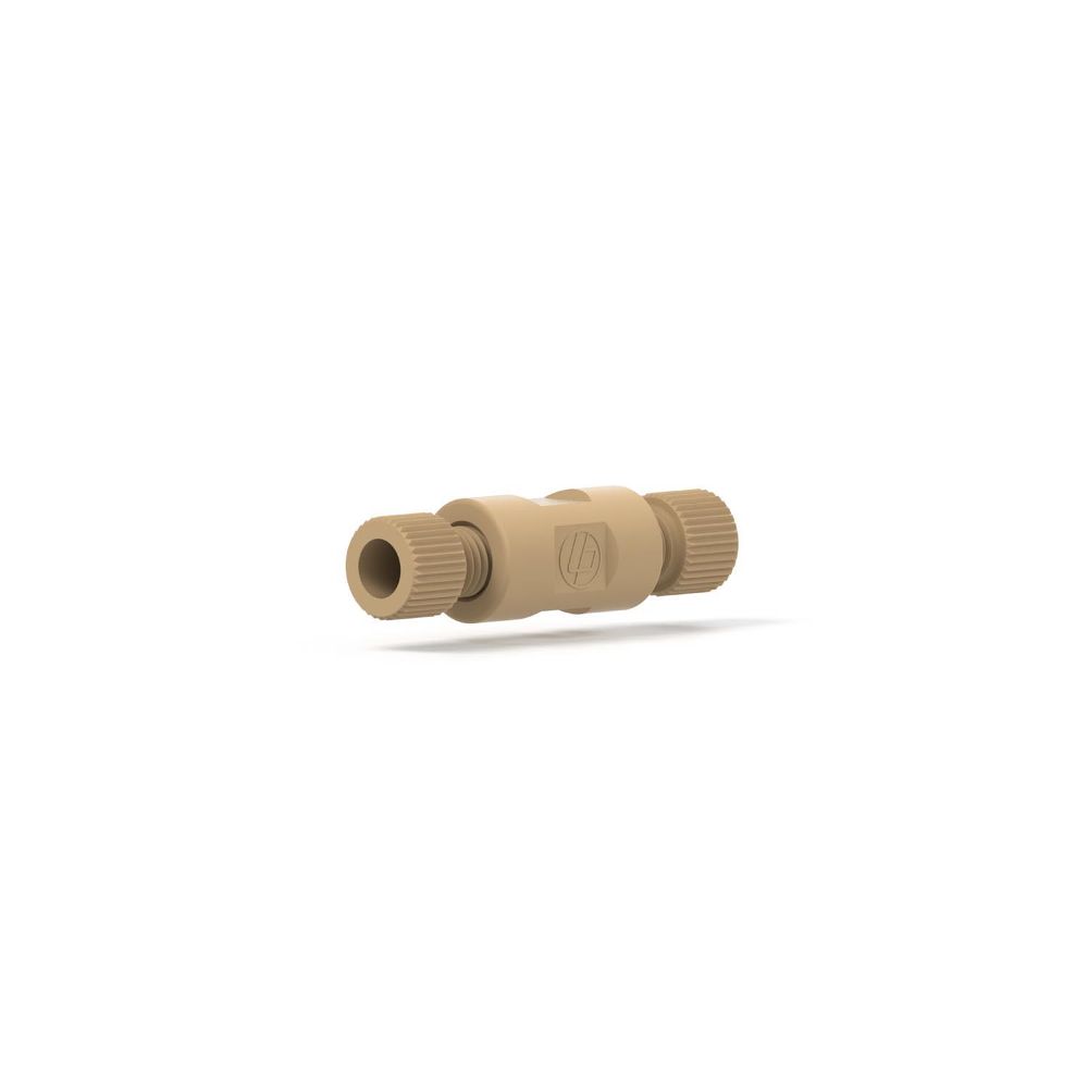 Genetec - Low Pressure - Union, PEEK, Flat-Bottom - 1/4-28 - Connectors ...