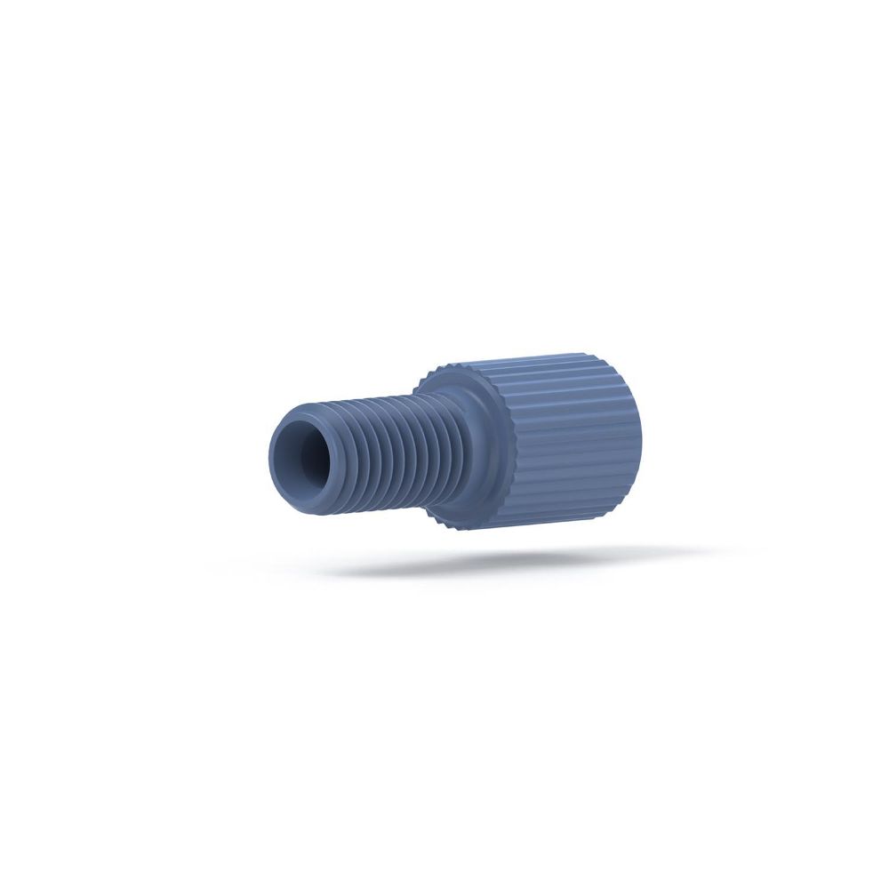 Genetec - Delrin Nut Flangeless Flat-Bottom - 1/4-28 1/8 in Blue ...