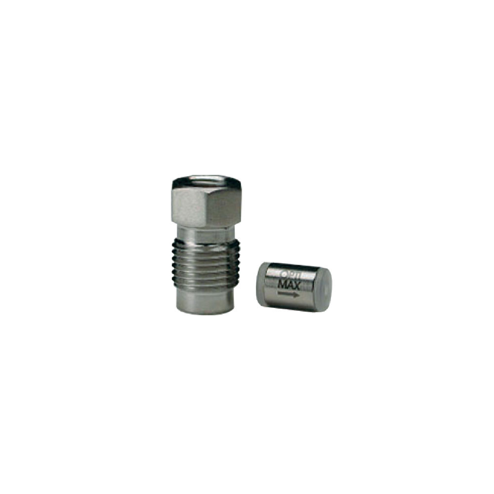Genetec - OPTI-MAX Inlet Cartridge Check Valve 1/32'' Ruby Ball ...